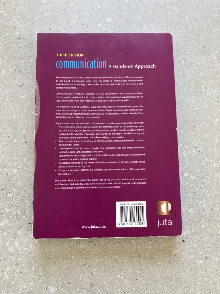 Communication A Hands-on Approach 3rd edition | Easy Textbooks