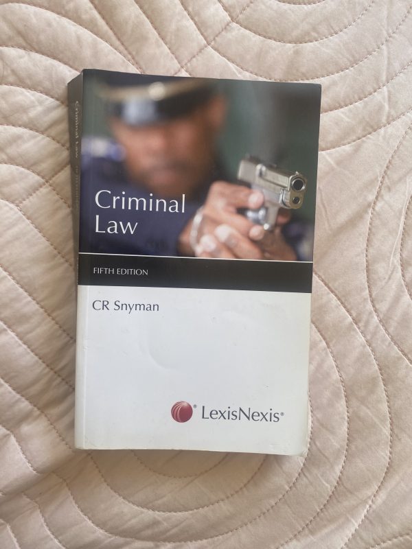 Criminal Law Fifth Edition CR Snyman | Easy Textbooks