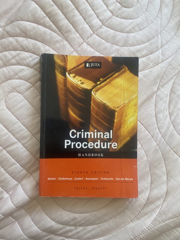 Criminal Procedure Handbook 8th ed by Bekker & Geldenhuys et Al. | Easy ...