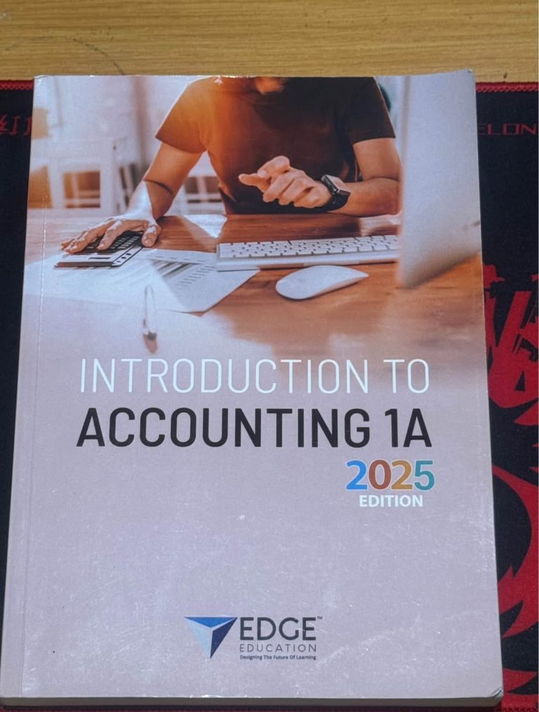 Introduction to Accounting 1A | Easy Textbooks